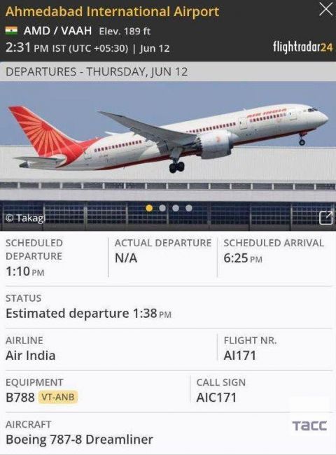 In India, immediately after takeoff, a passenger plane heading to London crashed — EADaily, June ...